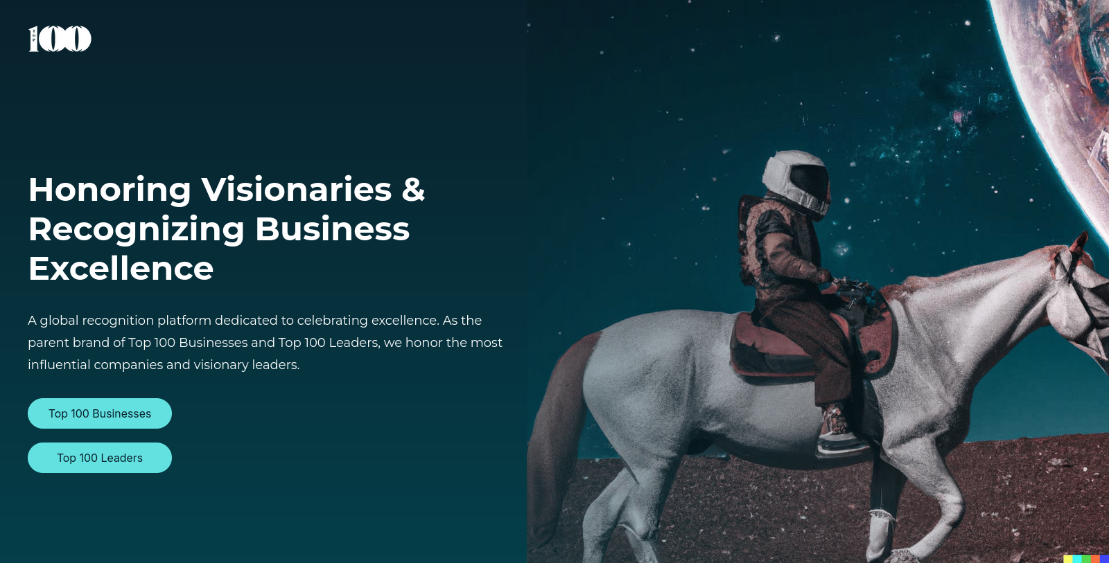 Top 100 - Honoring Visionaries & Recognizing Business Excellence